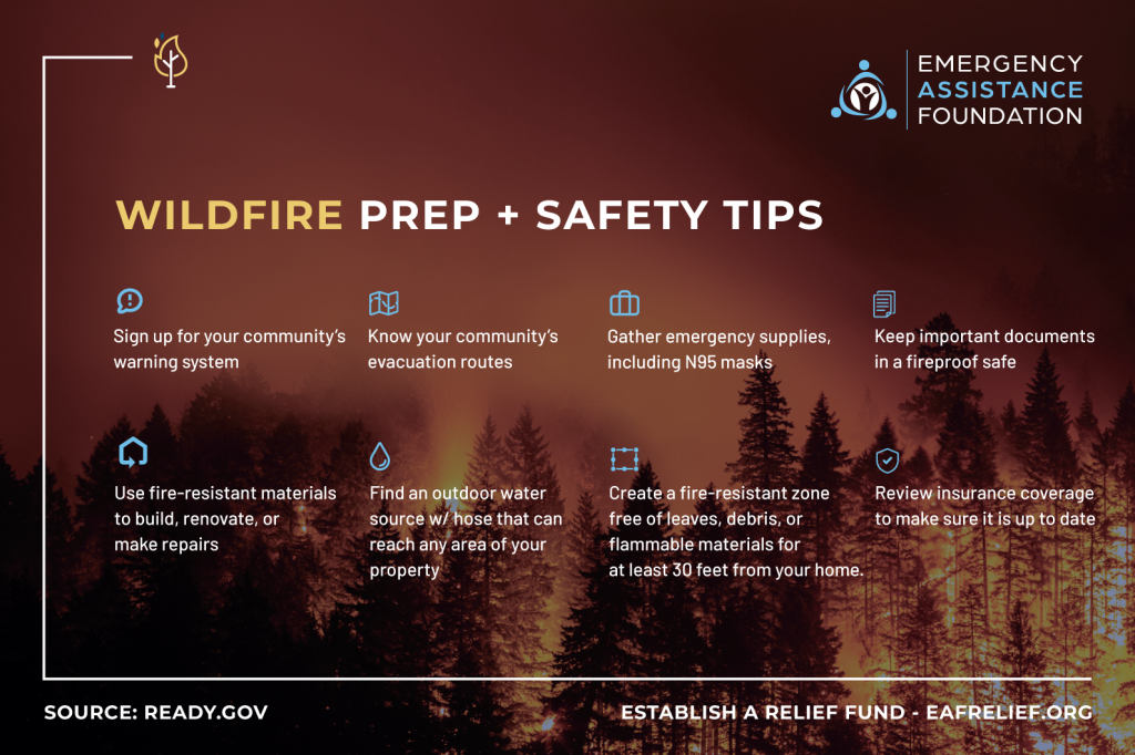 Wildfire Season Preparation Tips - Emergency Assistance Foundation, Inc.